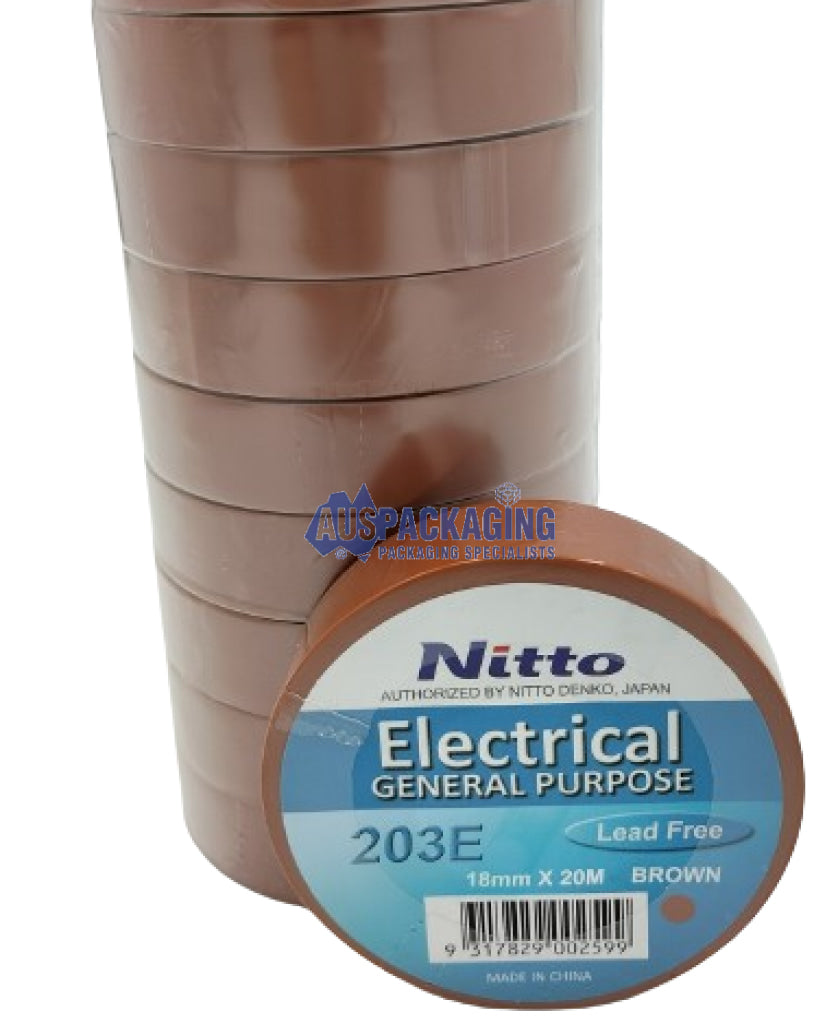 Nitto Electrical Tapes - Brown | Auspackaging
