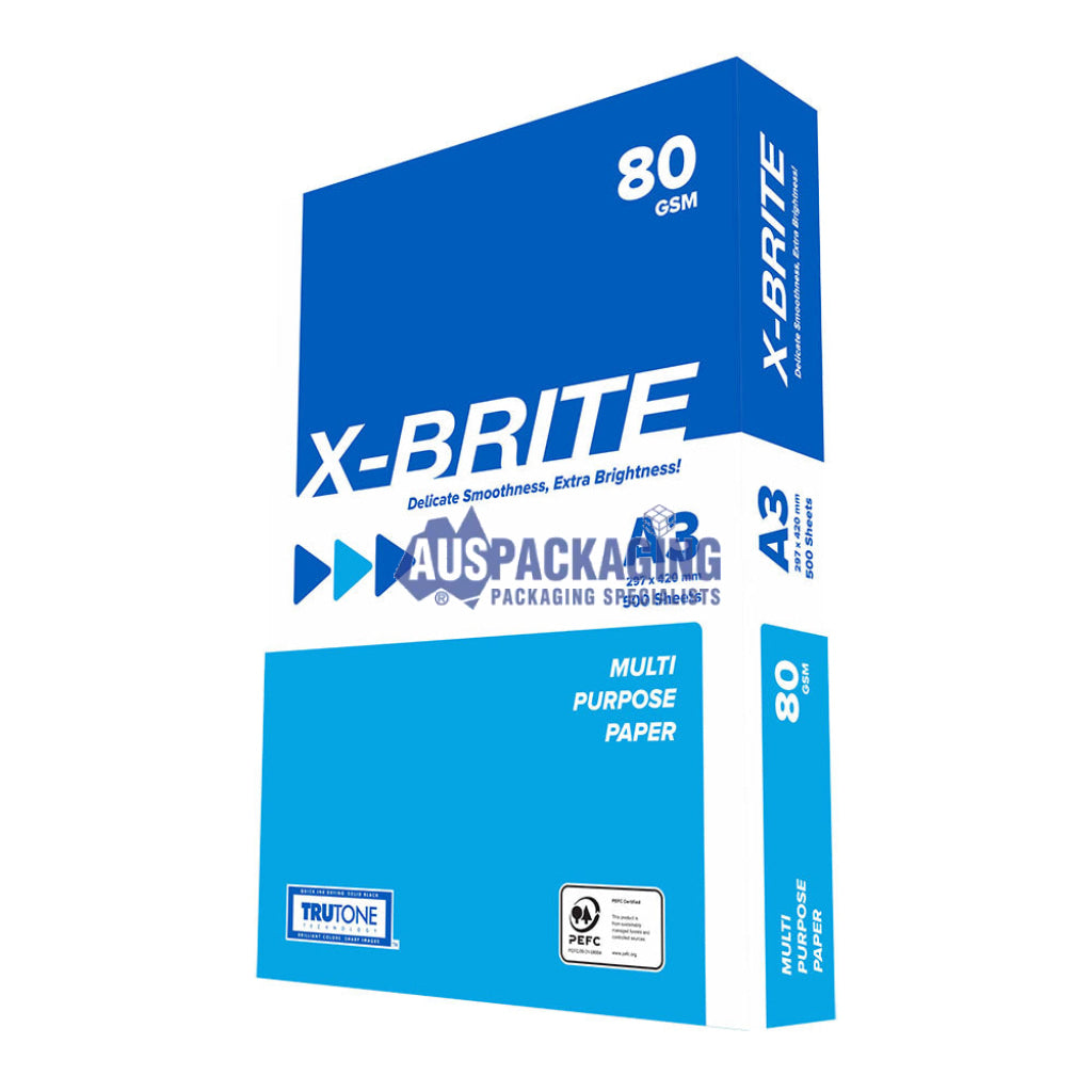 X-Brite Copy Paper 80gsm A3 White (PA80A3WH) – Auspackaging